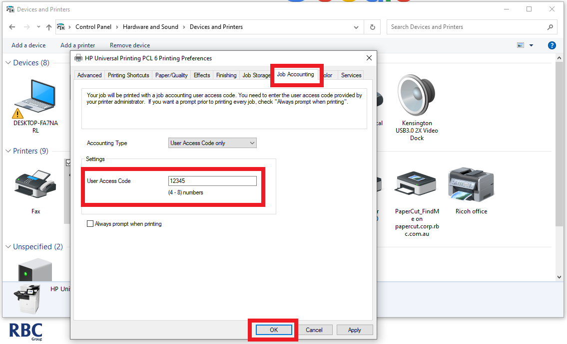 HP User Codes – QPC Group